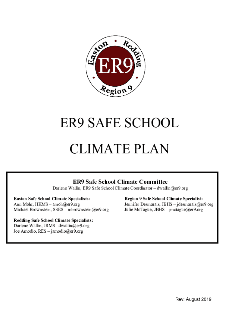 Fillable Online cdn5-ss18.sharpschool.comUserFilesServersER9 SAFE SCHOOL CLIMATE PLAN Fax Email ...