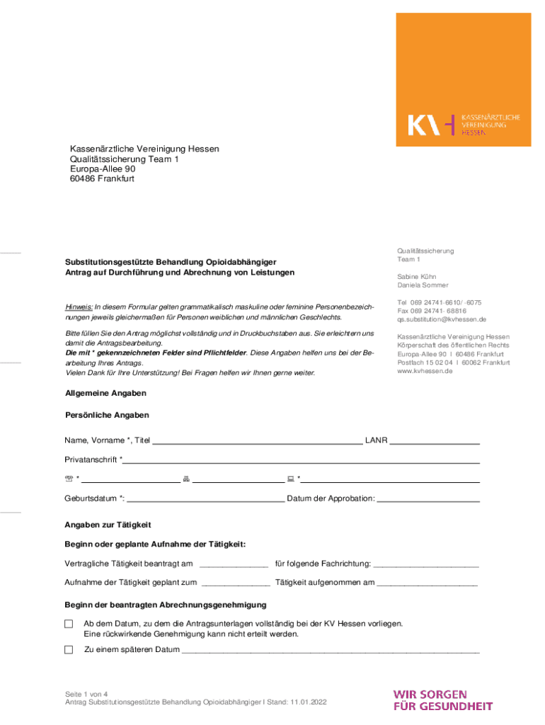 Fillable Online Antrag auf Durchfhrung und Abrechnung von Leistungen Fax Email Print - pdfFiller