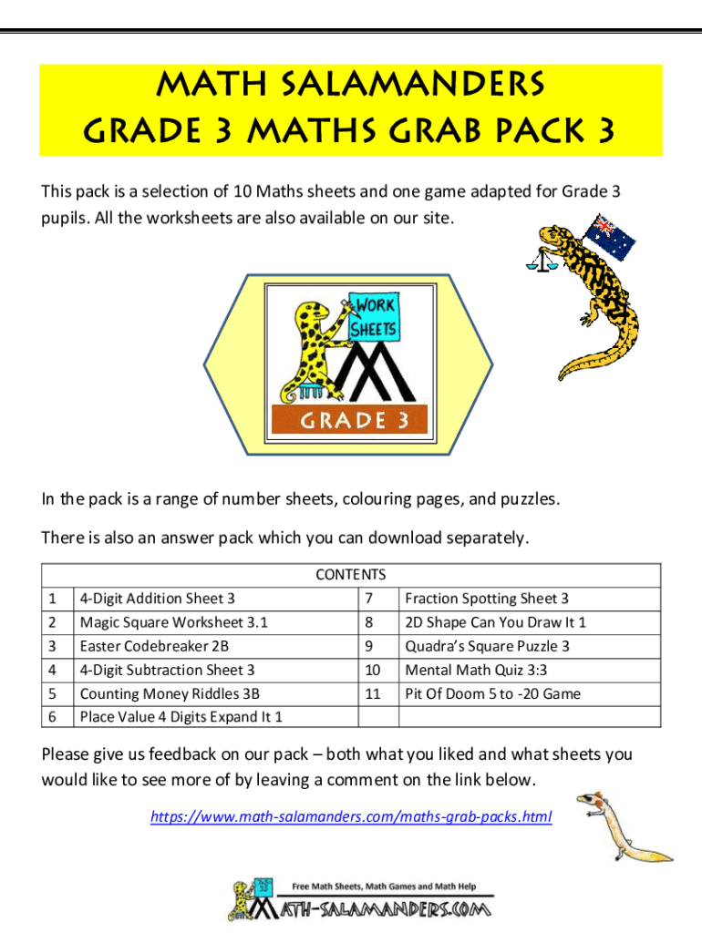 Fillable Online math-salamanders.s3-us-west-1.amazonaws.comMathThis ...