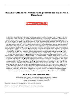 Fillable Online BLACKSTONE serial number and product key crack Free ...