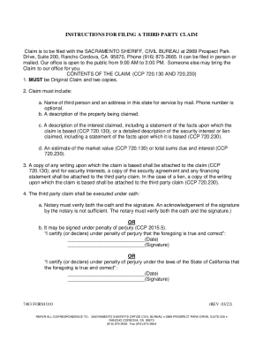 Fillable Online What Is a Third-Party Insurance Claim?ProgressiveFiling ...