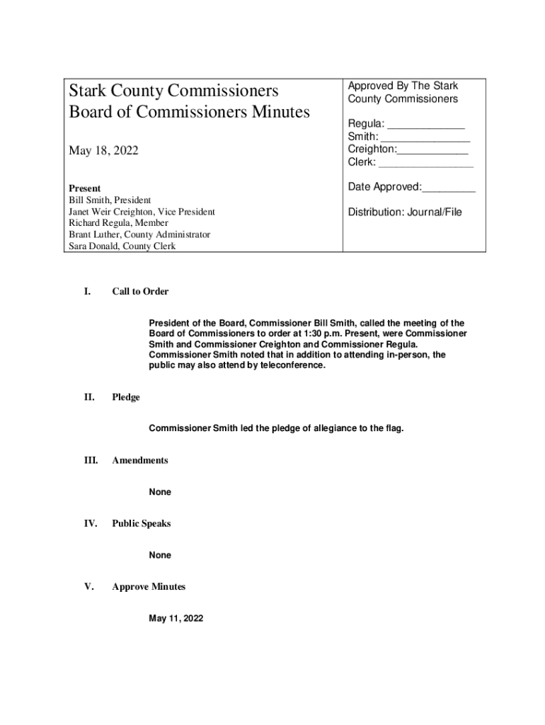 Fillable Online Approved By The Stark Fax Email Print - pdfFiller