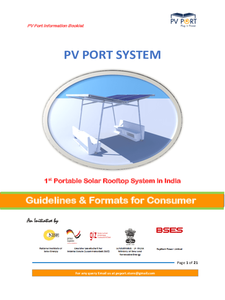 Fillable Online solarrooftop gov India's first portable solar rooftop system inaugurated in ...