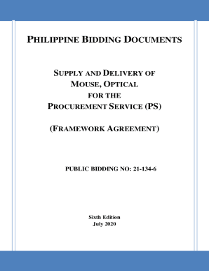 Fillable Online ps-philgeps.gov.phbidding-documentsBidding Documents ...