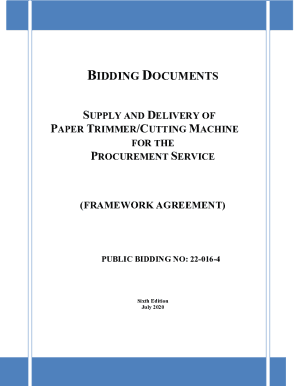 Fillable Online BID DOCS FINAL DRAFT v1 Fax Email Print - pdfFiller