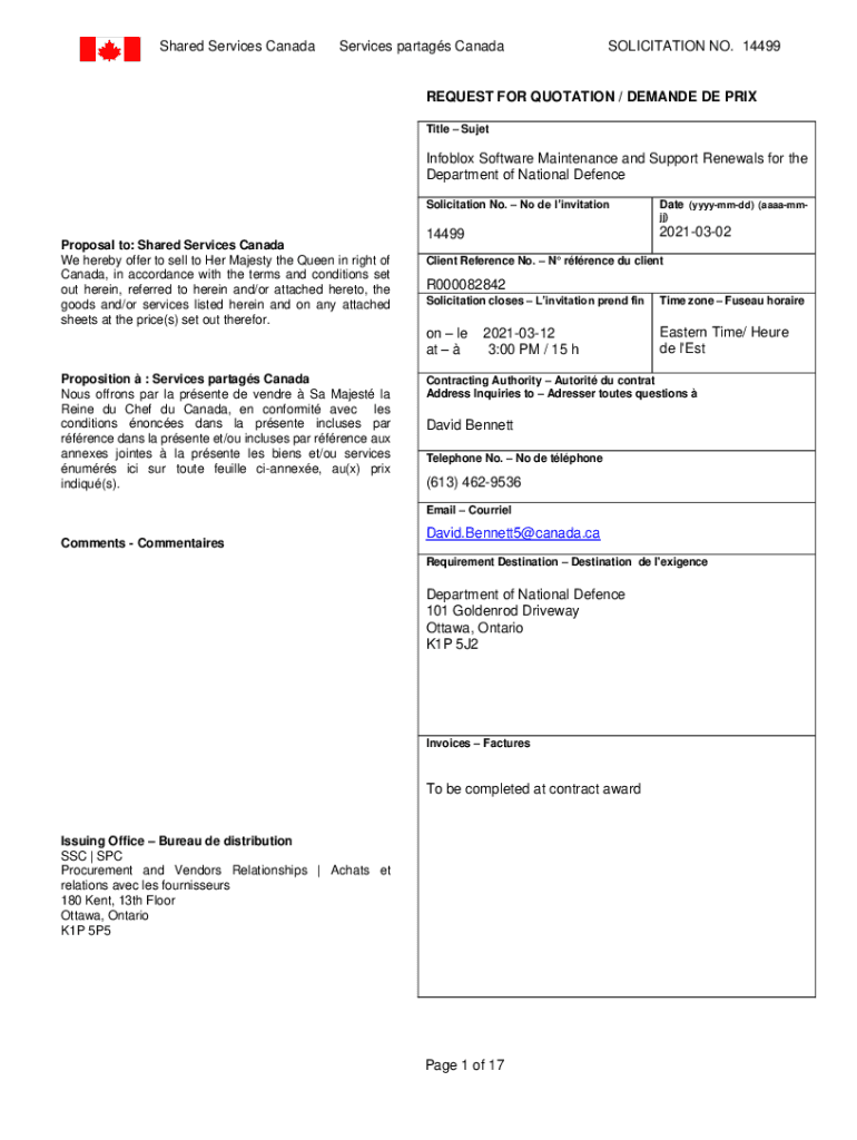 Fillable Online Shared Services Canada - Canada.caShared Services ...