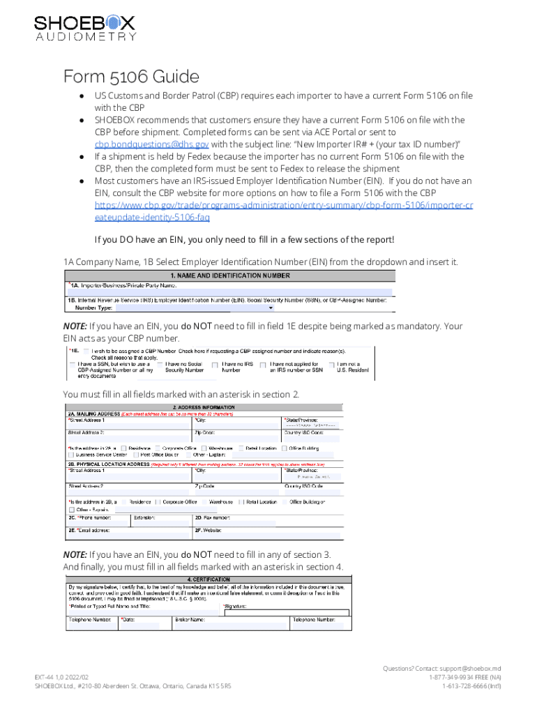 Fillable Online help.cbp.govsarticleImporter Create/Update Identity ...