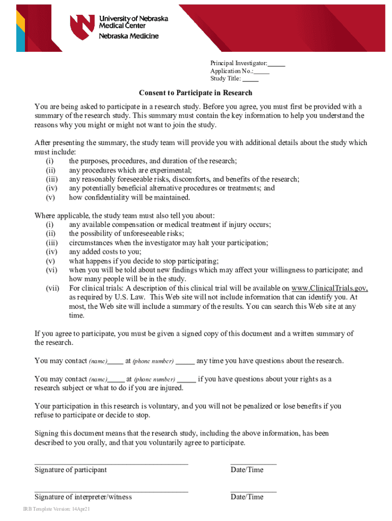 Fillable Online compactstudy.ecu.eduinformed-consent-toInformed Consent to Participate in ...