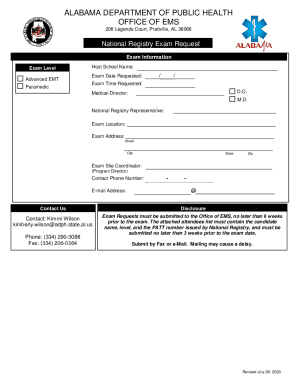 Fillable Online nremt.request.form.pdf Fax Email Print - pdfFiller