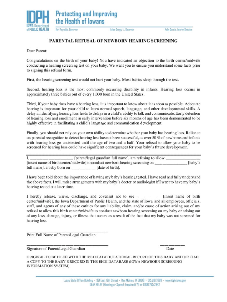 Fillable Online pubmed.ncbi.nlm.nih.gov26734745Parental Refusal of ...