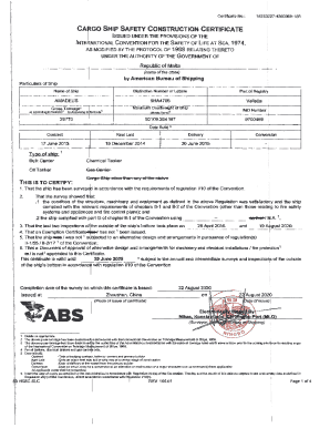 Fillable Online umcclass.comcargo-ship-safety-construction ...