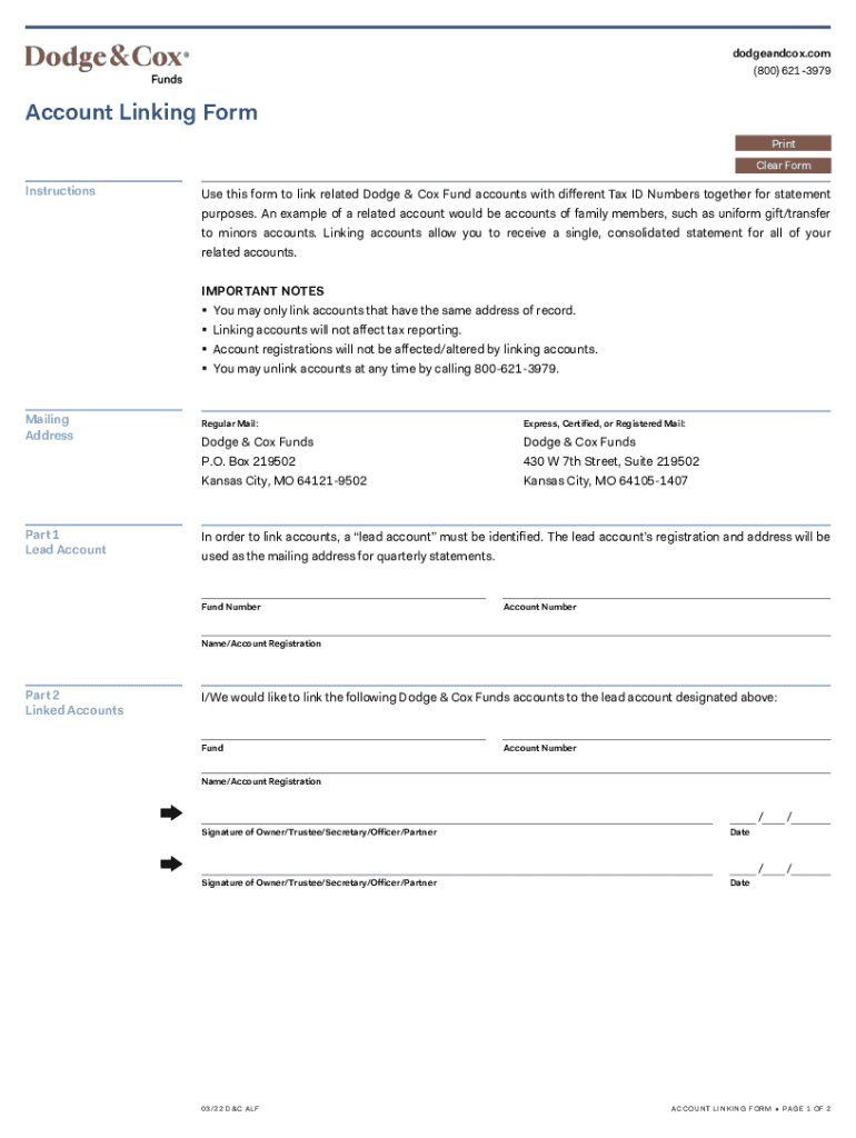 Fillable Online Account Linking Form Fax Email Print - pdfFiller