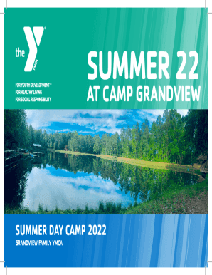 Fillable Online YMCA Summer Day Camps - Day Camps for Kids - YMCA of ...