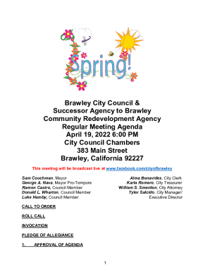 Fillable Online Community Redevelopment Agency Fax Email Print - pdfFiller