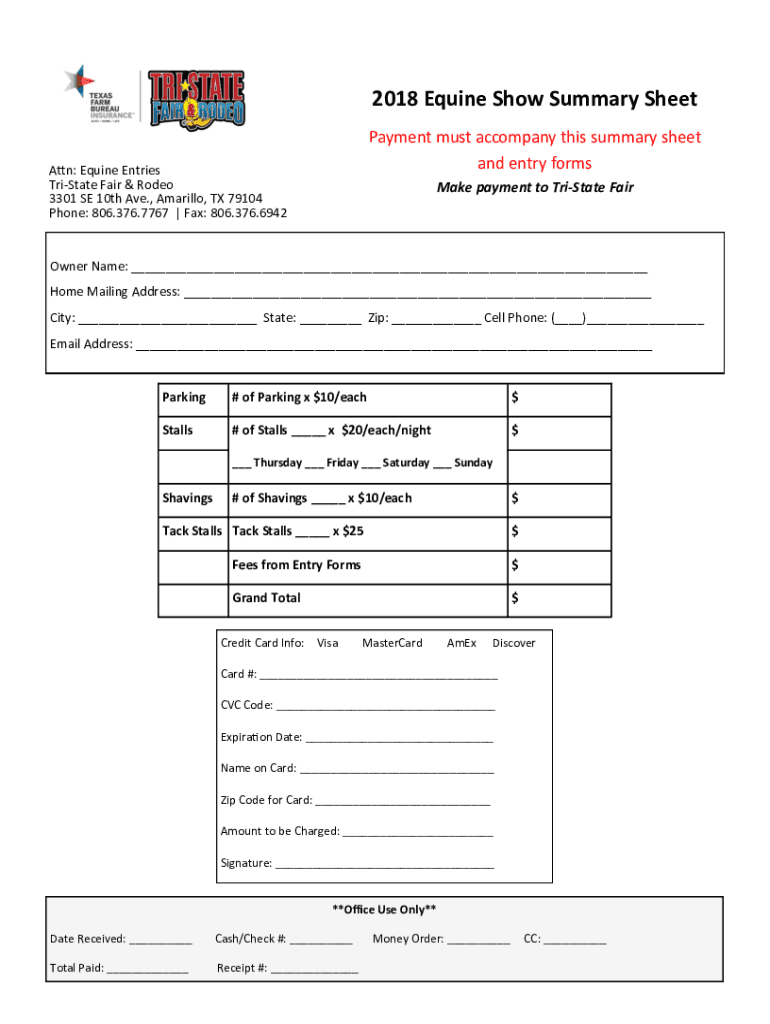 Fillable Online d38trduahtodj3.cloudfront.netfiles2018 Equine Show ...