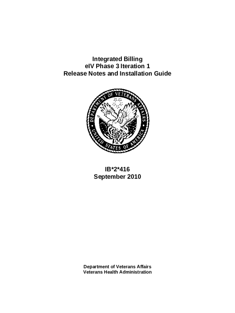 Online va Integrated Billing eIV Phase 3 Iteration 1 Release ... Doc ...