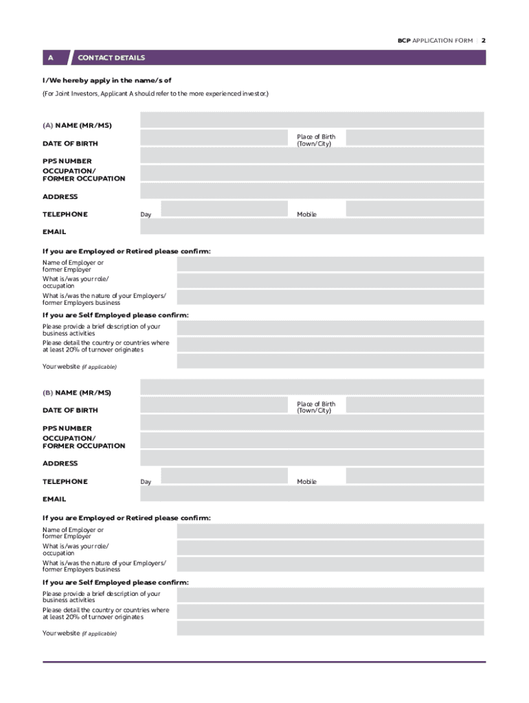 Fillable Online 20+ Banking Application FormsJotformSubmission of ...