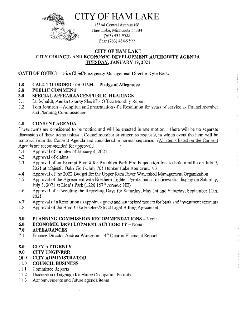 Fillable Online OATH OF OFFICE-Fire Chief/Emergency Management Director ...