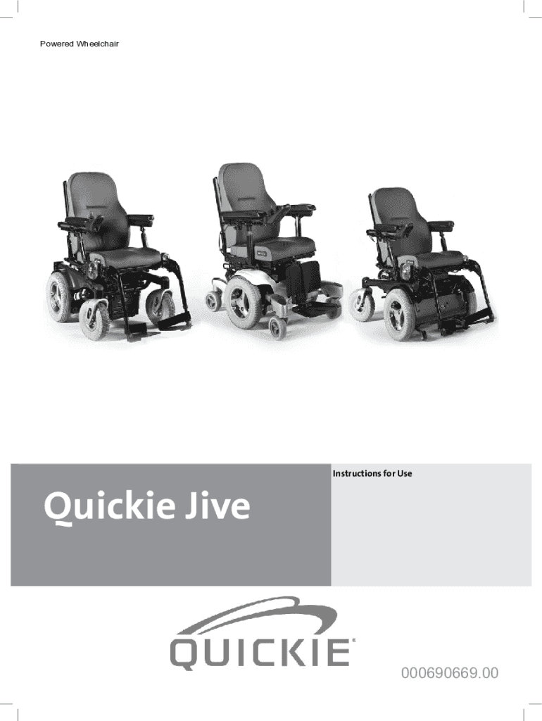 Fillable Online QUICKIE Q700 M Power WheelchairSunrise MedicalQUICKIE ...