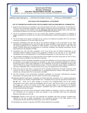 Fillable Online Railway BoardIndian Railway Recruitment 2021-22 (RRB ...