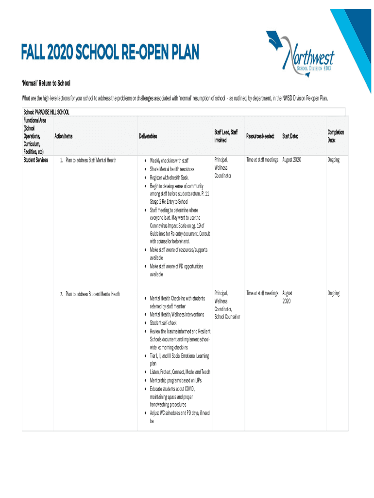 Fillable Online Paradise Hill School - Paradise Hill School - nwsd ...