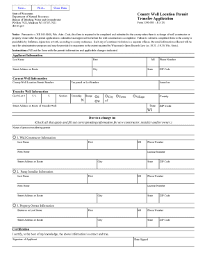Fillable Online Form 3300-080 County Well Location Permit Application ...