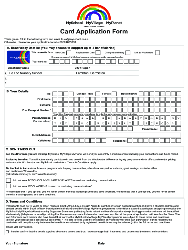 Fillable Online Green Card Application Picture Form - Fill Out and Sign ...