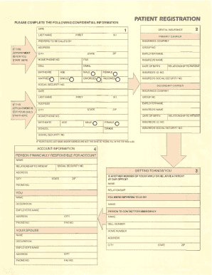 Fillable Online Patient Registration Form - Fill Out and Sign Printable ...