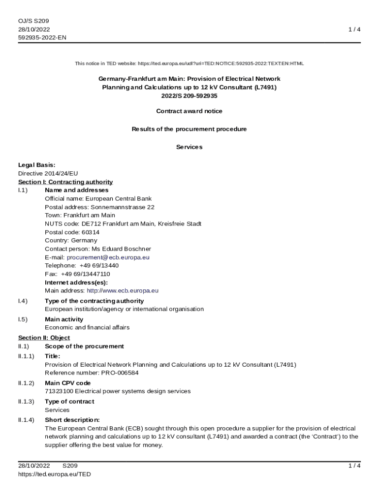 Fillable Online Electronic tendering system - European Central Bank Fax Email Print - pdfFiller