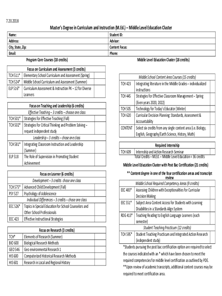 Fillable Online degree.astate.eduprogramsmse-in-curriculum-andOnline ...