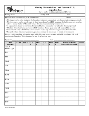 Fillable Online scdhec.govsitesdefaultMonthly Electronic Line Leak ...