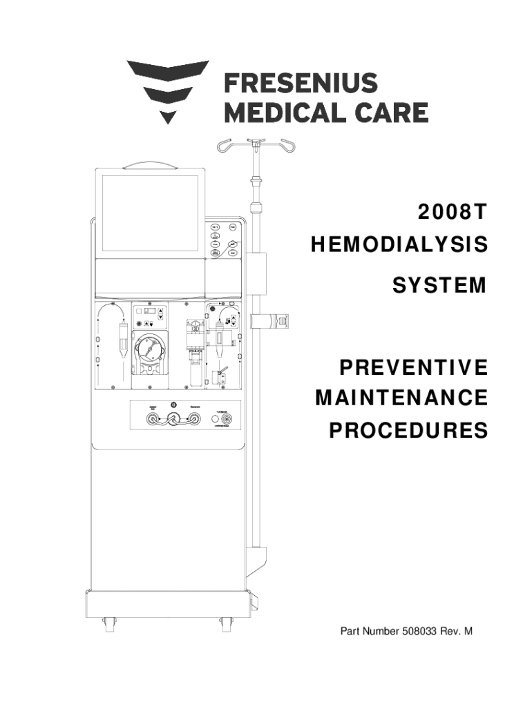 Fillable Online fmcna.comproductsin-center-hemodialysis2008T BlueStar ...