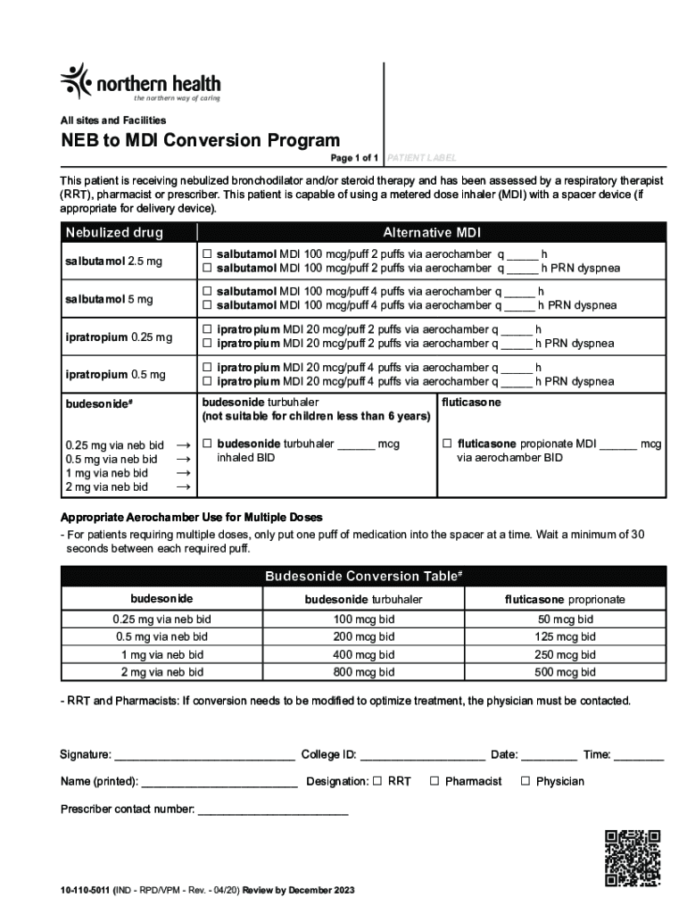 Fillable Online physicians northernhealth physicians.northernhealth ...