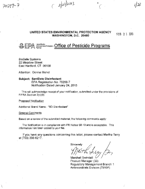 Fillable Online US EPA, Pesticide Product Label, SANIDATE DISINFECTANT ...