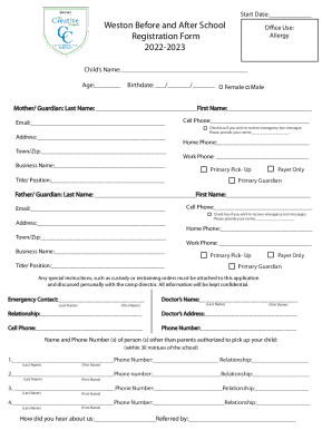 Fillable Online form.jotform.com222086196240049Before and After School ...