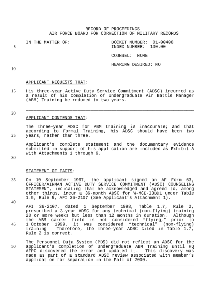 Air Force Review Boards Agency U.S. Air Force FactU.S. Air Force Legal ...