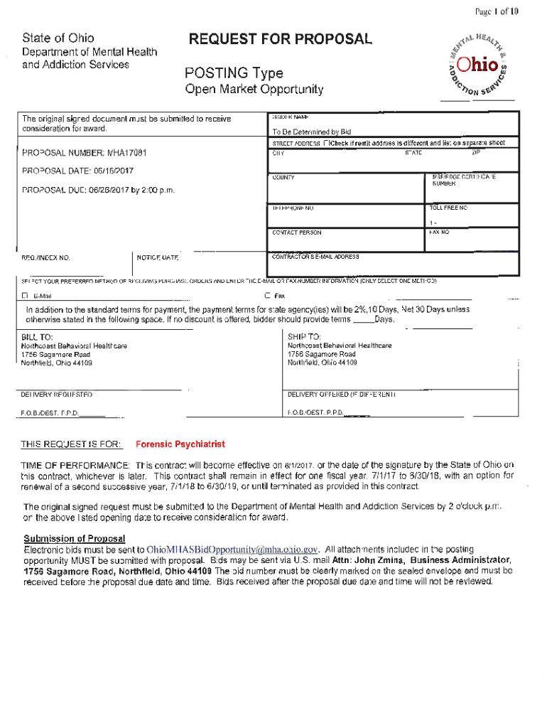 Fillable Online procure ohio Mental Health and Substance Use Co-Occurring Disorders Fax Email ...