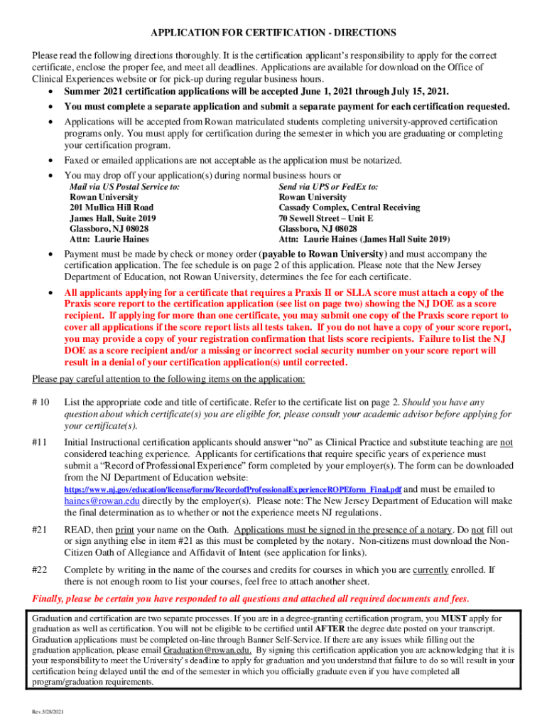 Fillable Online How does the Certification application process work? Fax Email Print - pdfFiller