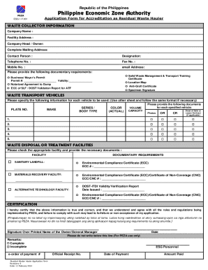 Fillable Online PHILIPPINE ECONOMIC ZONE AUTHORITY (PEZA)Senate of the ...
