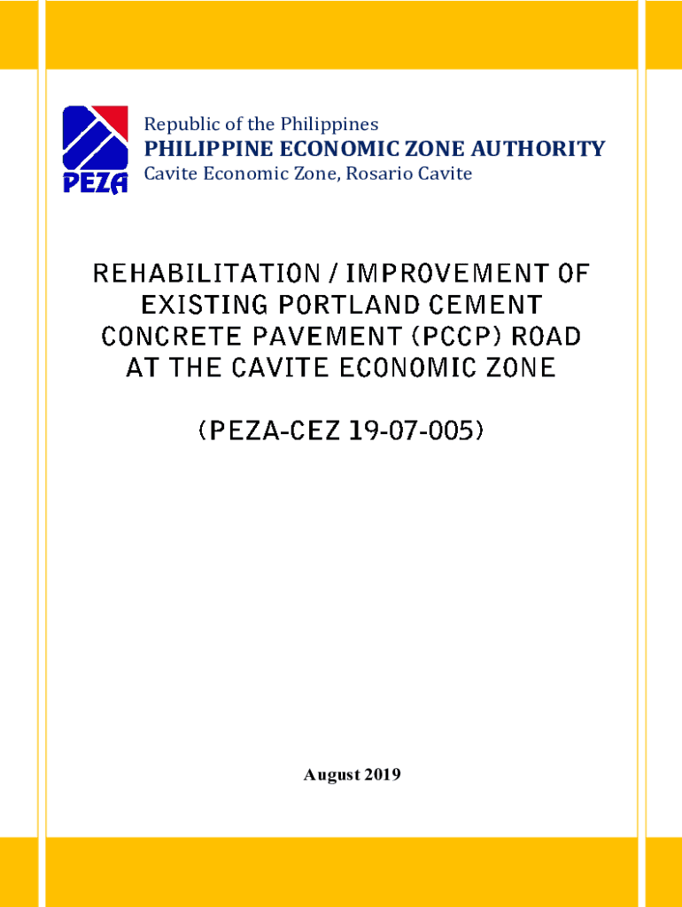 Fillable Online Philippine Economic Zone Authority (PEZA ...