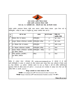 Fillable Online final Advertiment with ToR and Application form Fax ...
