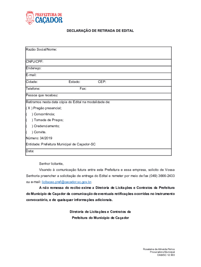 Fillable Online What is a CPF or a CNPJ? How to get one and what you ...