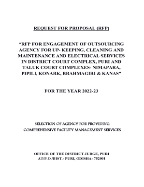 Fillable Online Request for Proposal (RFP) DefinitionRequest for ...