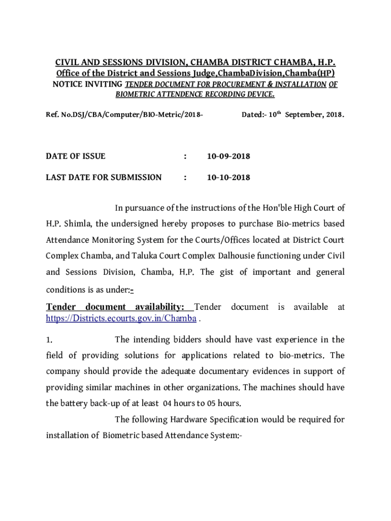 Fillable Online hpchamba.nic.indistrict-election-officeDistrict ...