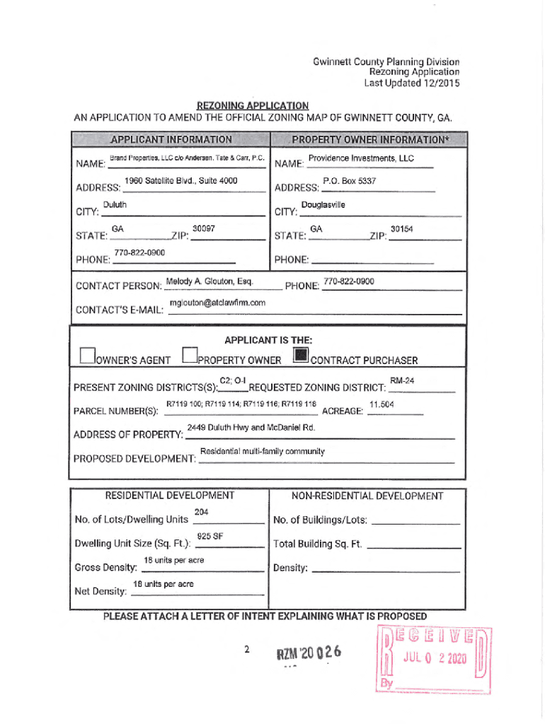 Fillable Online cocodoc.comform1469090-rezoningapplic-ationRezoning Application ( Pdf ...