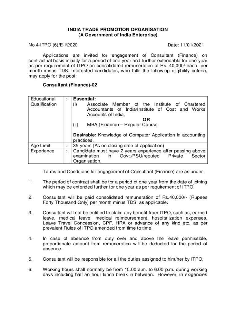 Fillable Online Free Financial Advisor Consultant Agreement - PDF Word ...