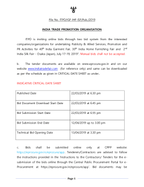 Fillable Online Tender document (sample).pdf - PDF DocumentBDTender.com ...