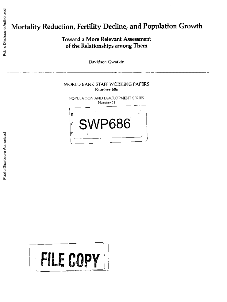 Fillable Online documents.worldbank.orgptpublicationMortality reduction ...