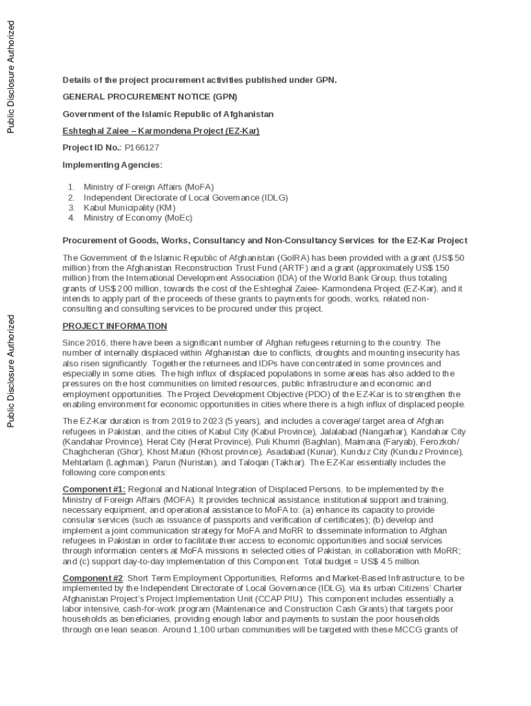 Fillable Online documents1.worldbank.org curated enDetails of the ...