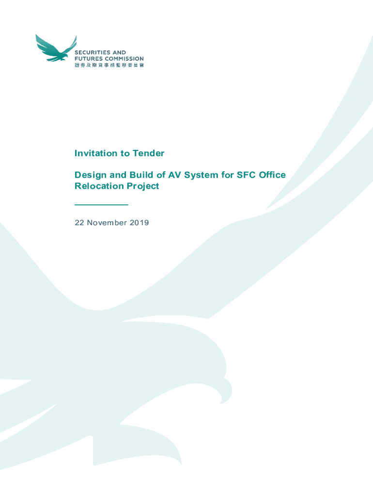 Fillable Online Invitation to Tender Design and Build of AV System for ...